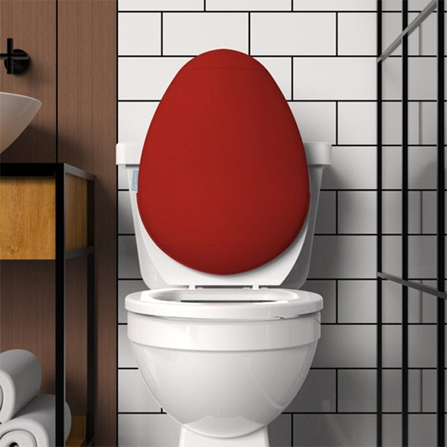 Potty Pillow Classic Lumbar Support Toilet Pillow - Red | The First ...